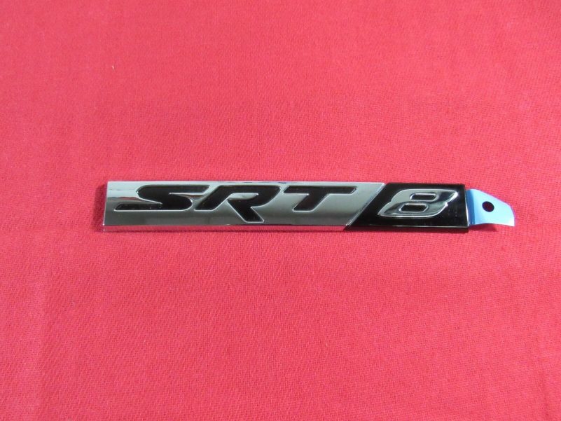 DODGE CHRYSLER JEEP "SRT 8" Chrome And Black Emblem NEW OEM MOPAR - KLP ...