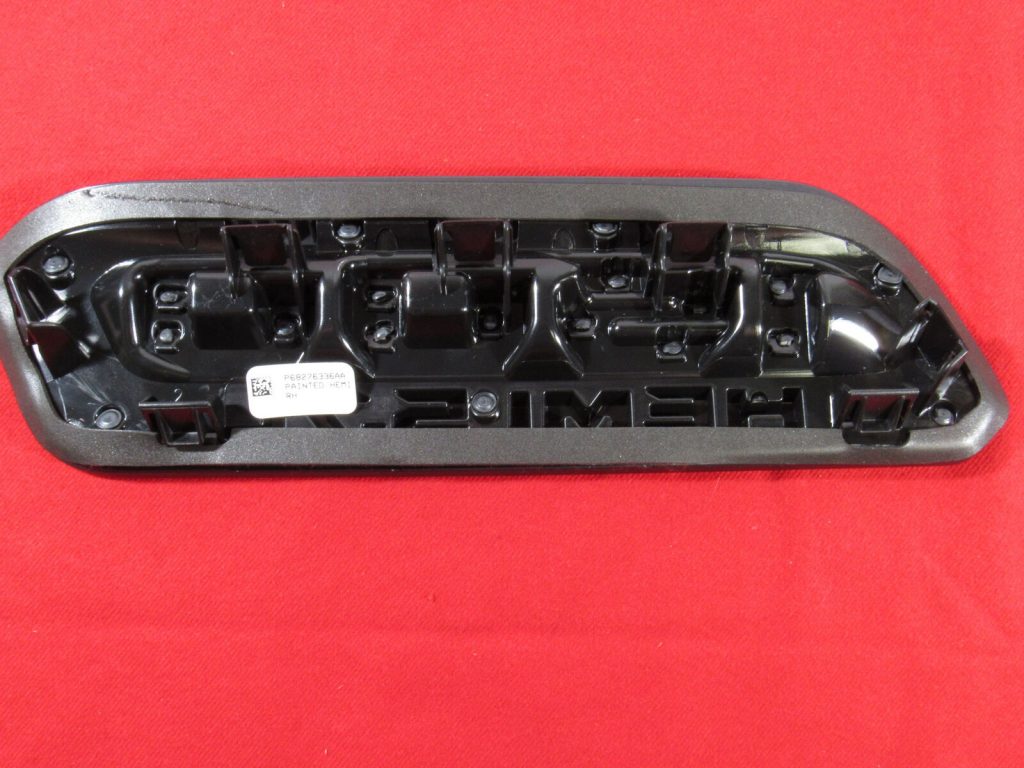 2019 DODGE RAM Black 1500 HEMI 5.7L RIGHT & LEFT HOOD Bezel NEW OEM ...