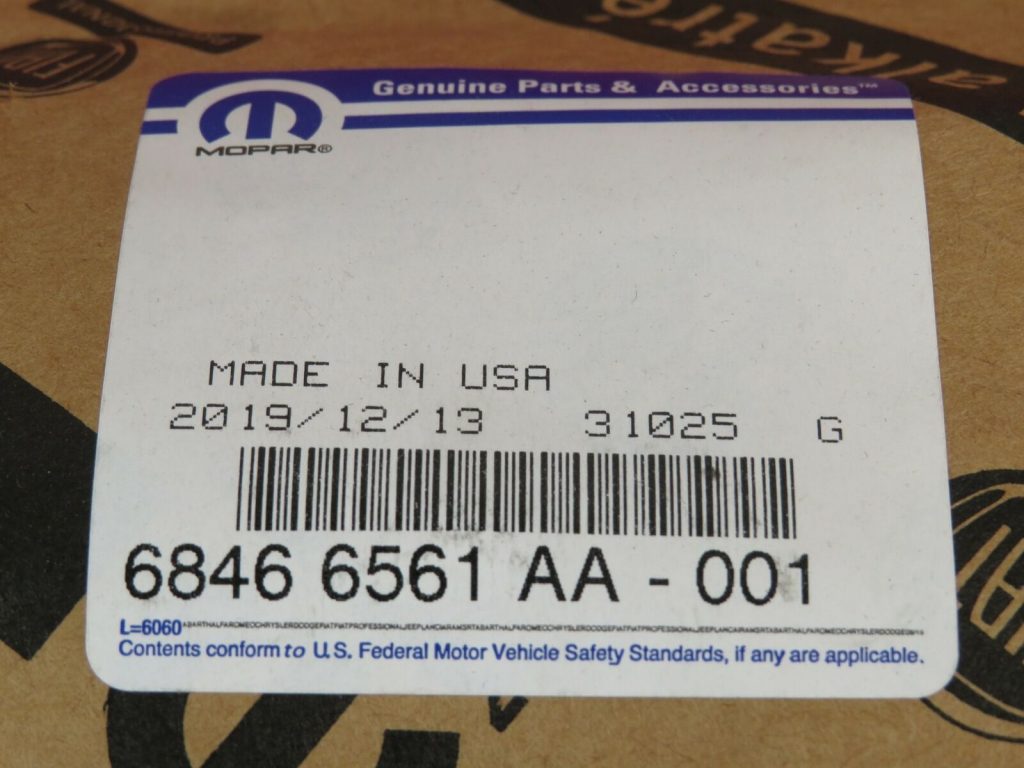2019 DODGE CHARGER SRT Hellcat Grille Nameplate NEW OEM MOPAR - KLP Customs