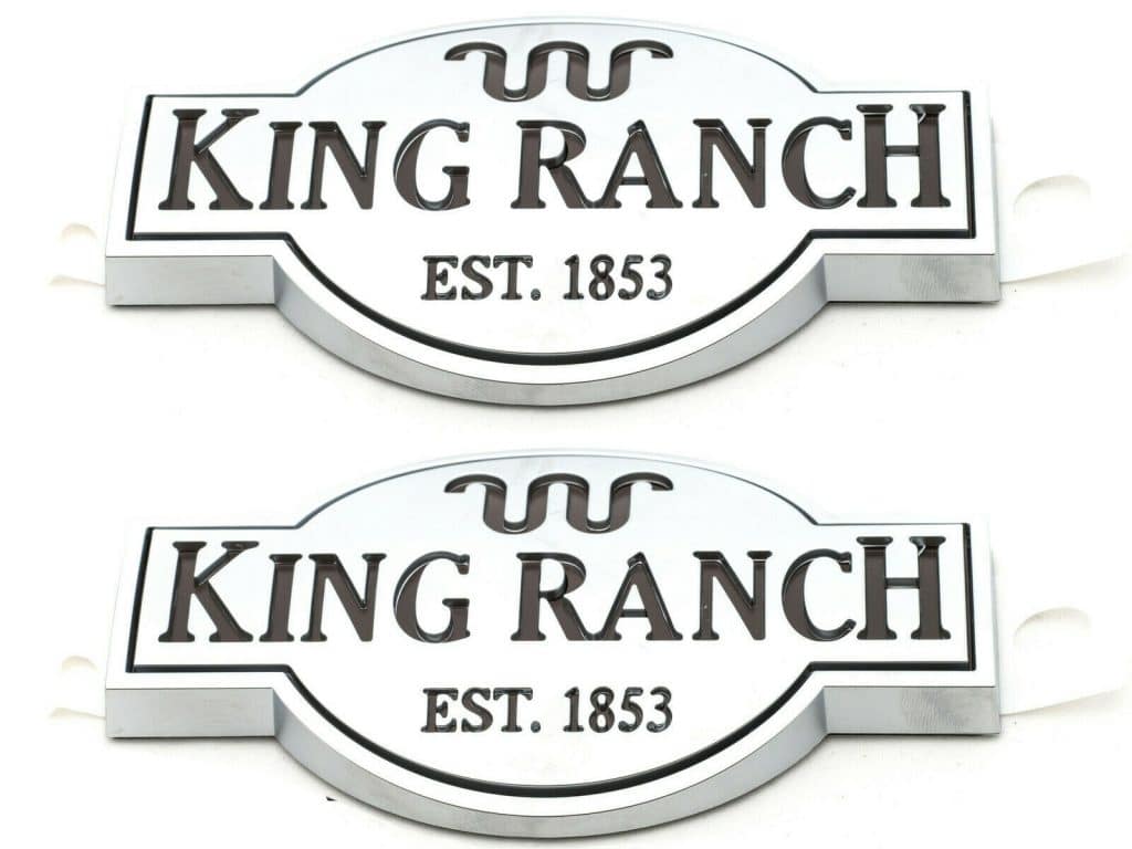 2015-2017 Ford F-150 King Ranch Front Door Emblem Nameplates OEM FL3Z ...