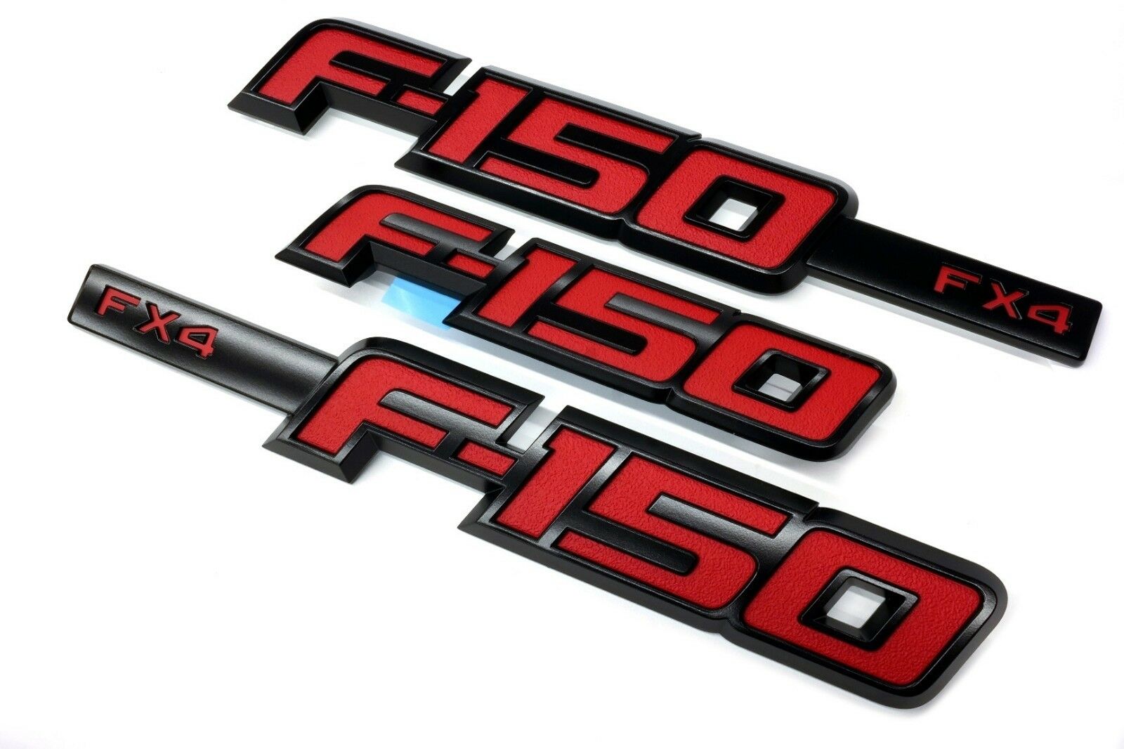 OEM NEW Rear Tailgate + Right Left Fender Emblem Nameplate RED 09-14 F ...