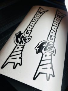 OEM Mopar Dodge Hellcat Air Grabber Decals 2PC New Fits Challenger ...